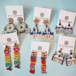 Jewelry | Beaded Princess Castle Vacation Disney Earrings | Poshmark
